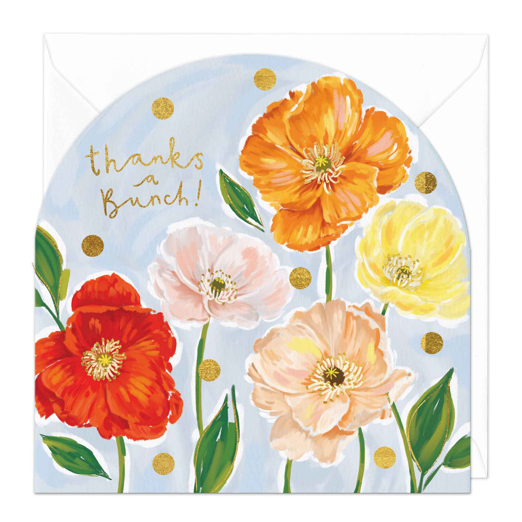 Thanks A Bunch Wildflower Arch Card - Whistlefish | Whistlefish Trade