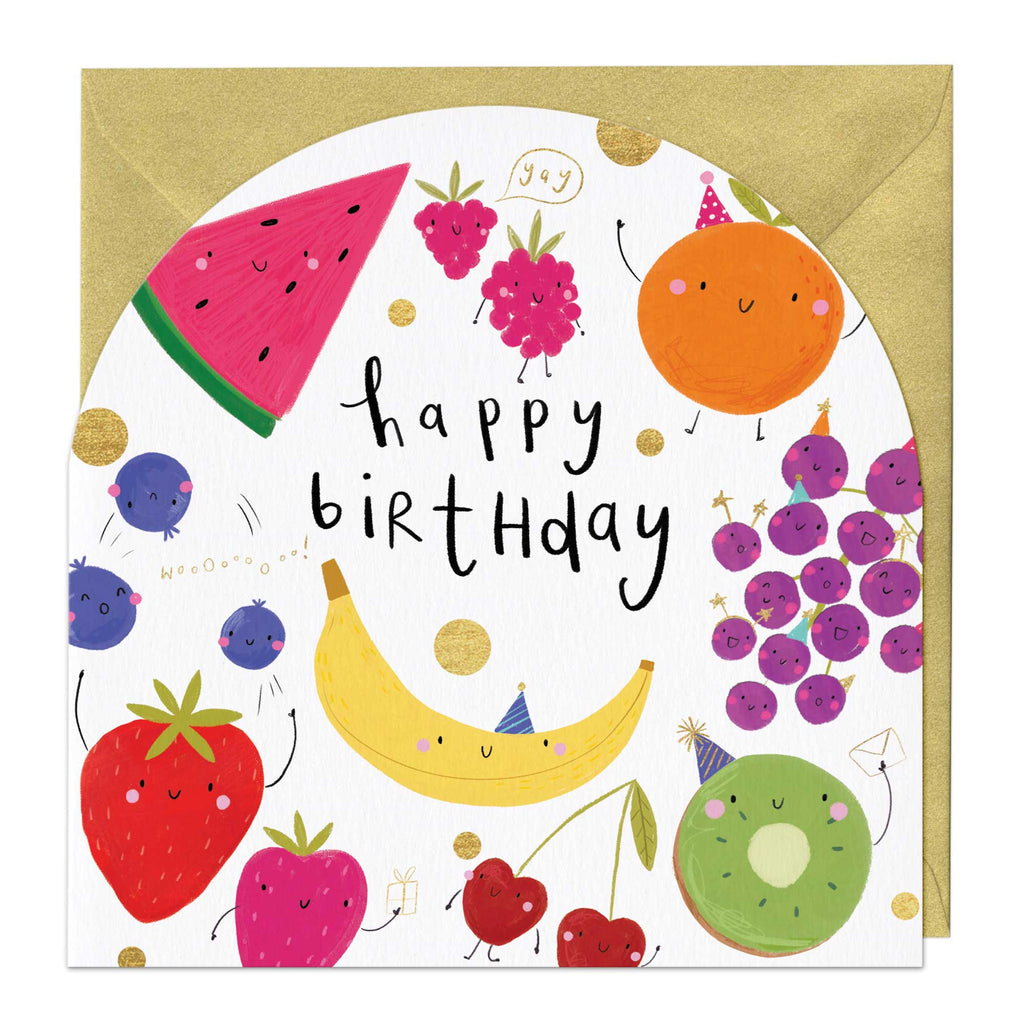 Fruity Friends Birthday Arch Card - Whistlefish | Whistlefish Trade