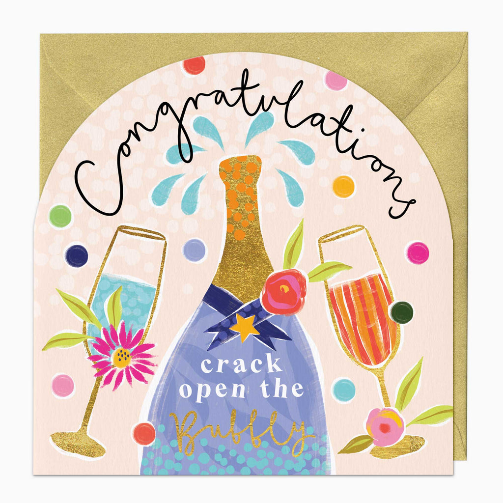 Neon Congratulations Arch Card - Whistlefish | Whistlefish Trade