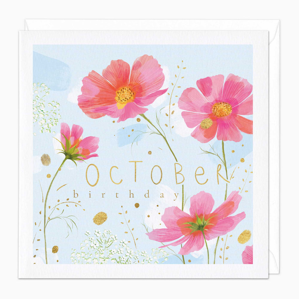 October Birth Flower Card - Whistlefish | Whistlefish Trade