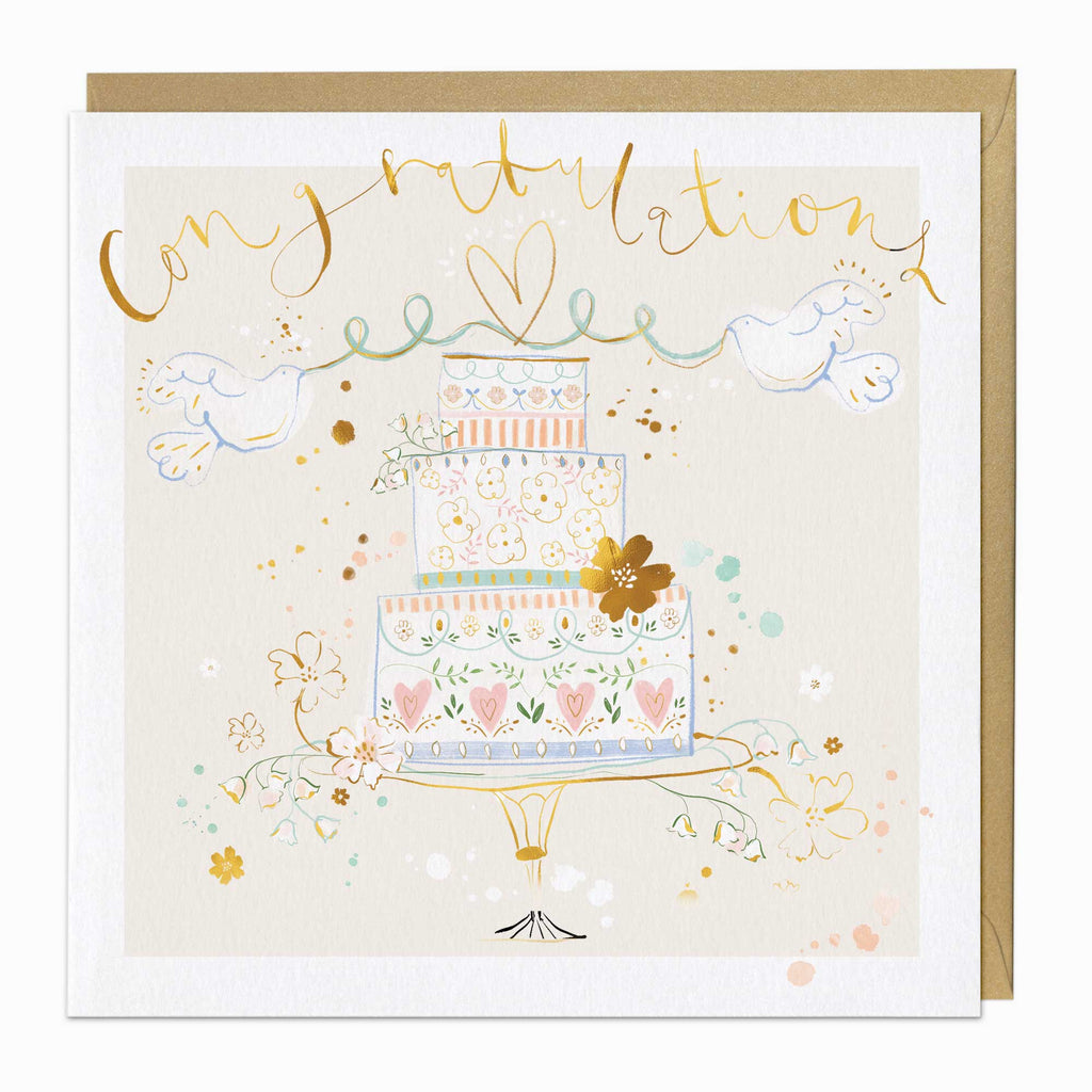 Congratulations Cake Card - Whistlefish | Whistlefish Trade