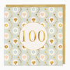 Floral 100 Birthday Card - Whistlefish | Whistlefish Trade