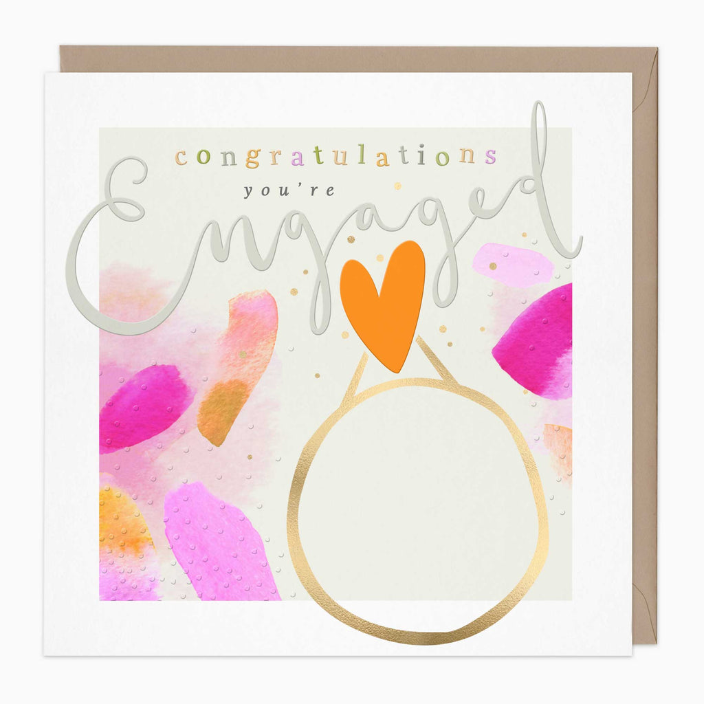 Congratulations Luxury Engagement Card - Whistlefish | Whistlefish Trade