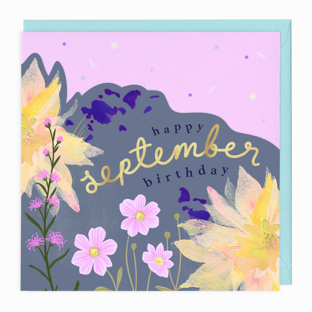 Bright Summer September Birthday Card - Whistlefish | Whistlefish Trade