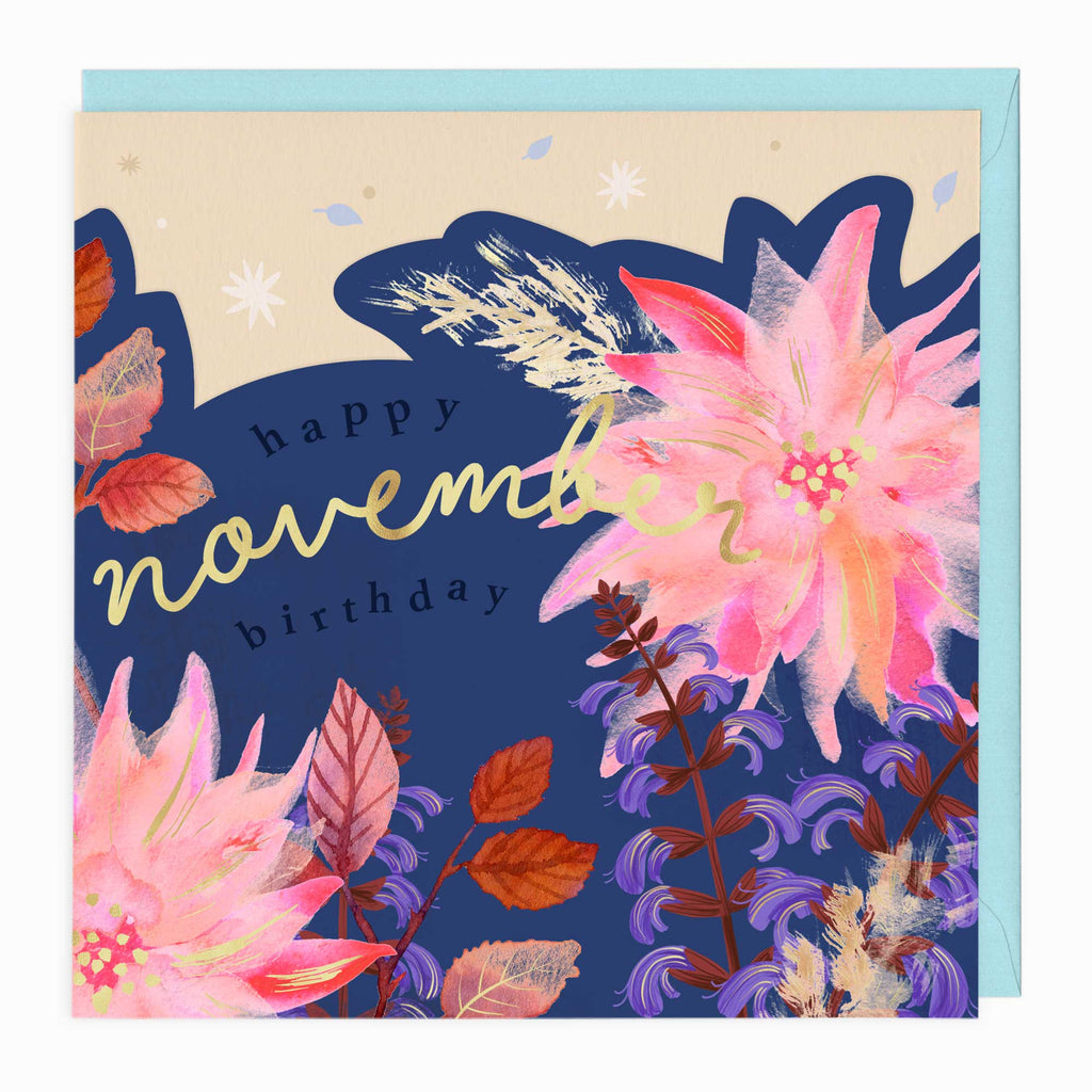 Bright Summer November Birthday Card - Whistlefish | Whistlefish Trade